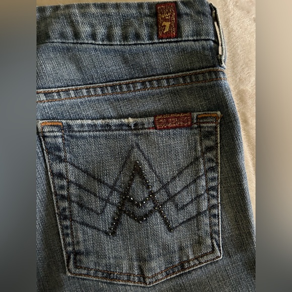 7 For All Mankind | Jeans | Vtg7 For All Mankind Rare Sparkly Bootleg ...